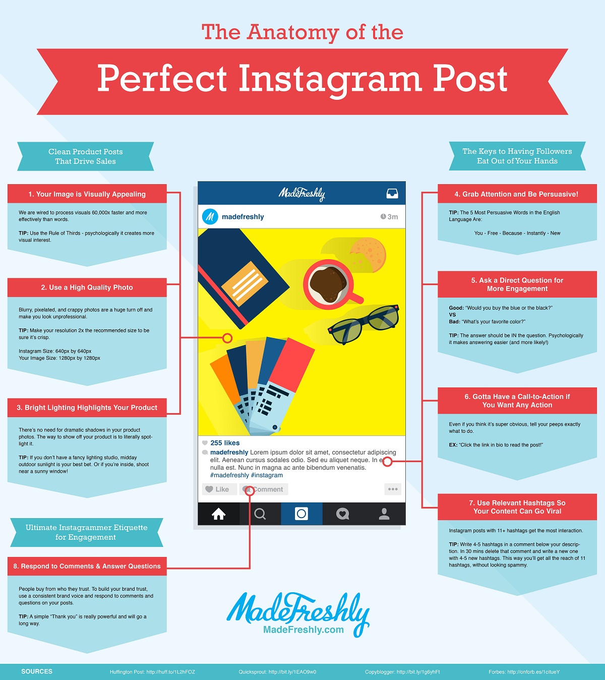 Infografía – Guía de cómo crear el post perfecto en redes sociales - # ...